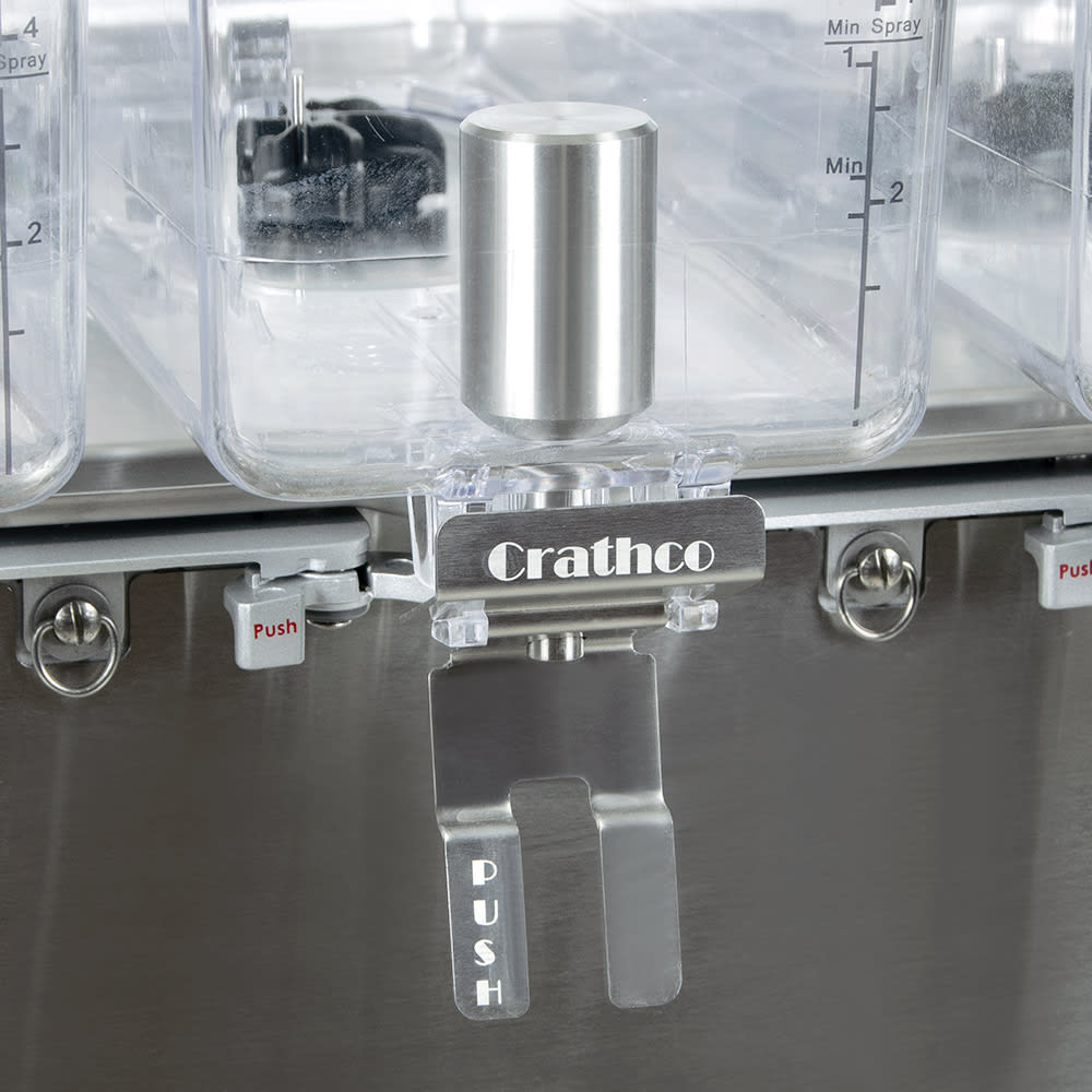 Crathco CS-3L-16 Refrigerated Drink Dispenser w/ (3) 4 3/4 gal Bowls ...