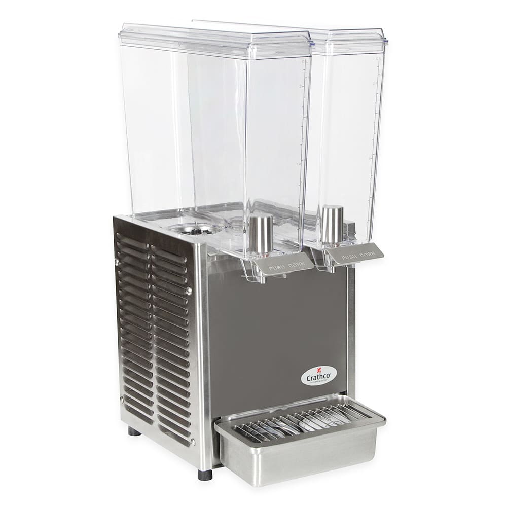 Crathco E29-3 Refrigerated Drink Dispenser w/ (2) 2 2/5 gal Bowls, Pre ...