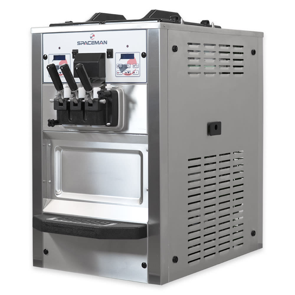Spaceman 6235-C Soft Serve Ice Cream Machine w/ (2) 12 7/10 qt Flavor ...