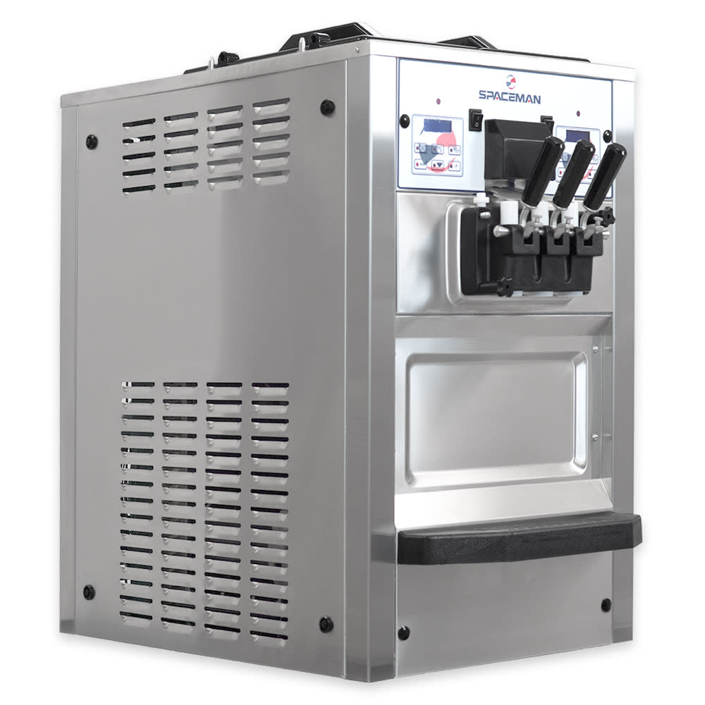 Spaceman 6235-C Soft Serve Ice Cream Machine w/ (2) 12 7/10 qt Flavor ...