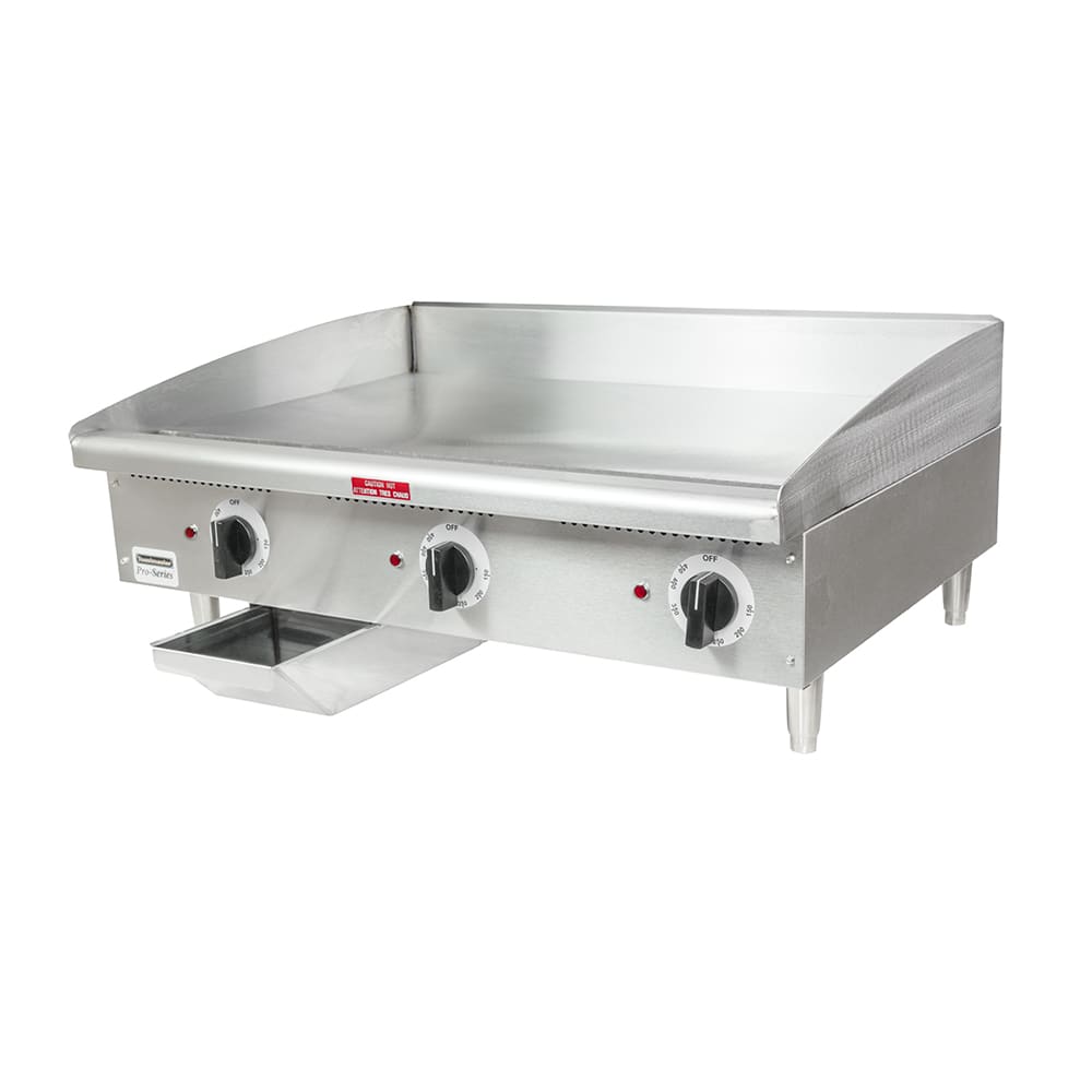 Toastmaster TMGE36 36" Electric Griddle w/ Thermostatic Controls - 3/4 ...