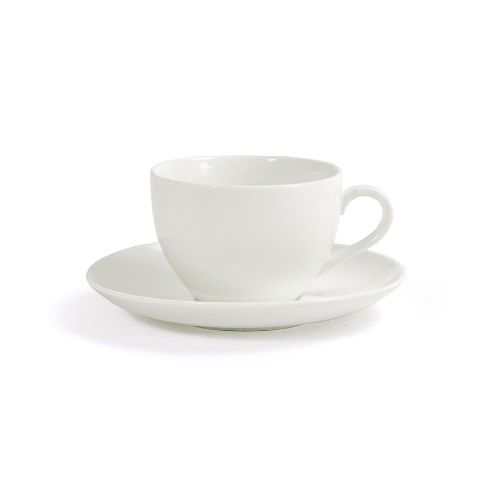 Front of the House DCS060WHP23 9 oz Seattle Cup - Porcelain, White