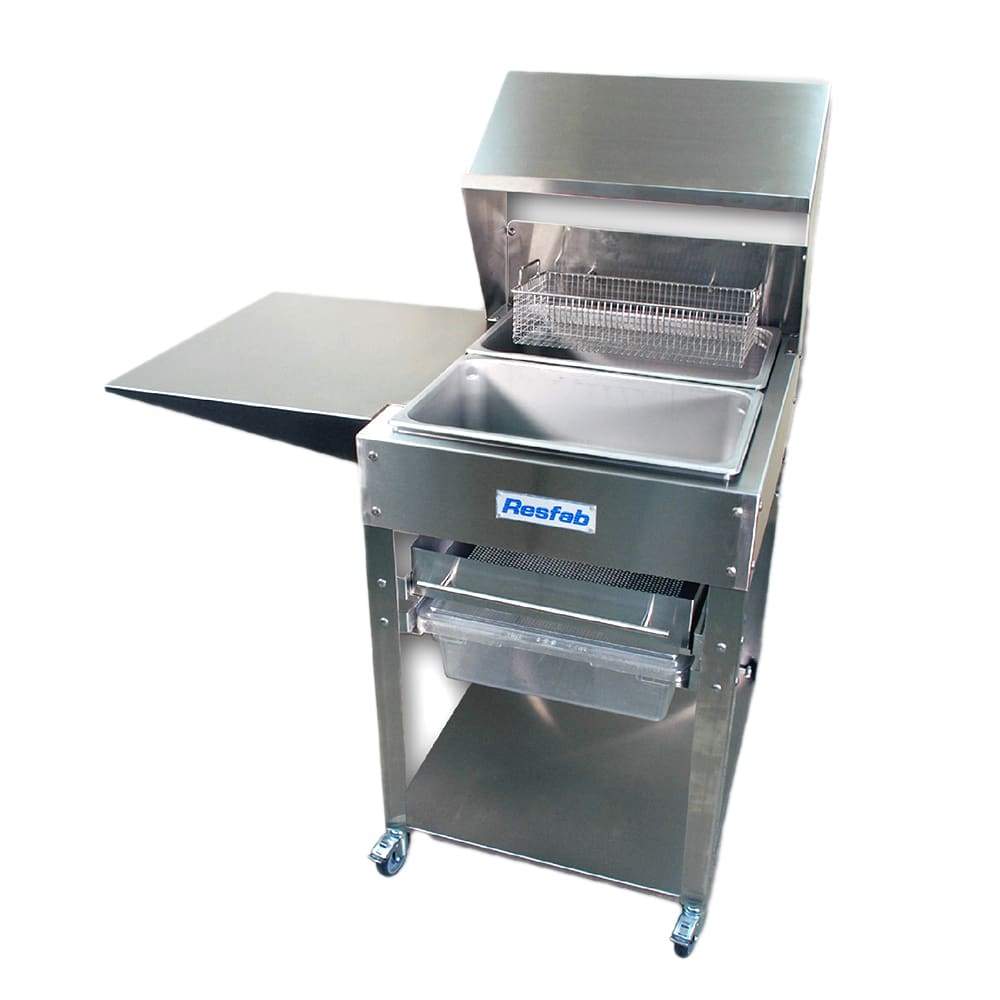 Resfab BT-2 Floor Model Breading Station w/ Sifting Drawer, Lower ...