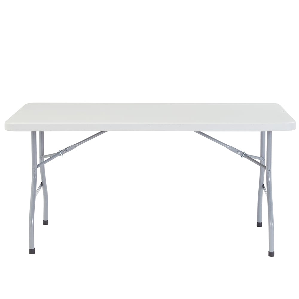 National Public Seating BT3060 Folding Table w/ Speckled Gray Plastic ...