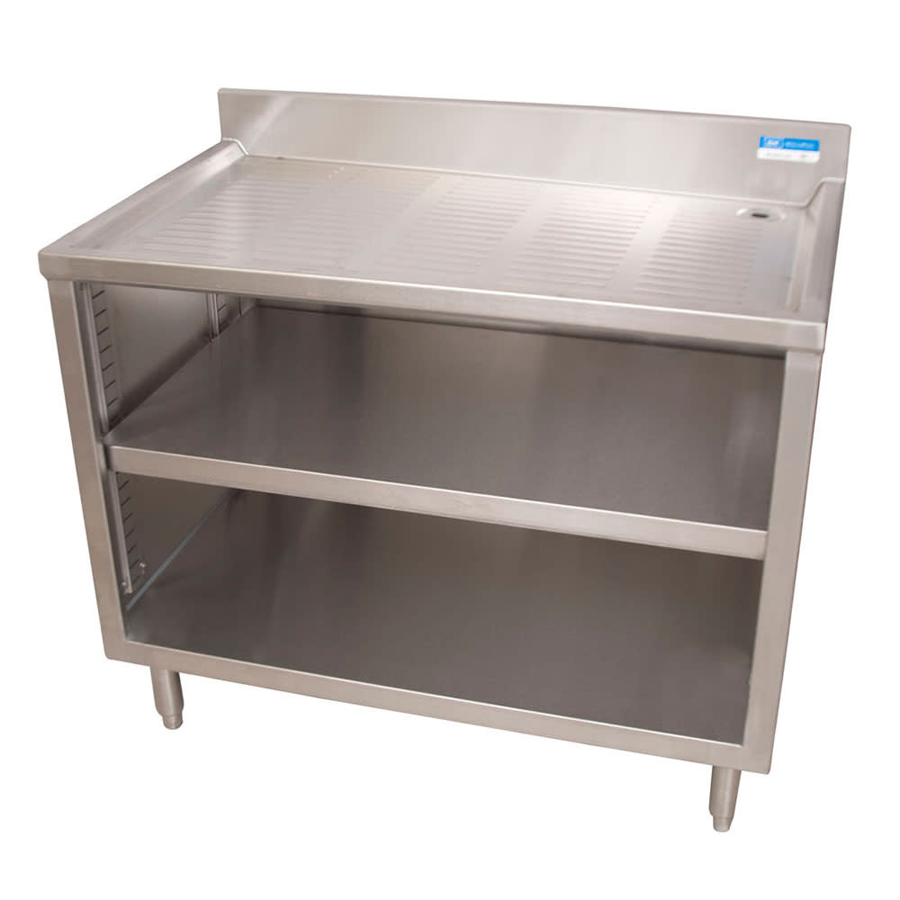 BK Resources UB4-21-GC481 Underbar Glass Rack w/ 3" Backsplash - 48"W x ...