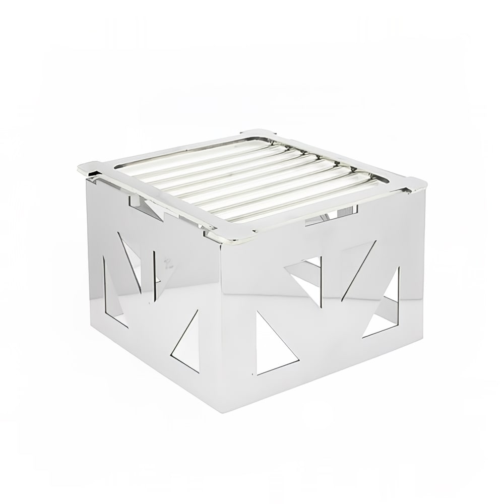 Eastern Tabletop 1741 8" Square Lexus Riser w/ Sterno Holder - 5"H ...