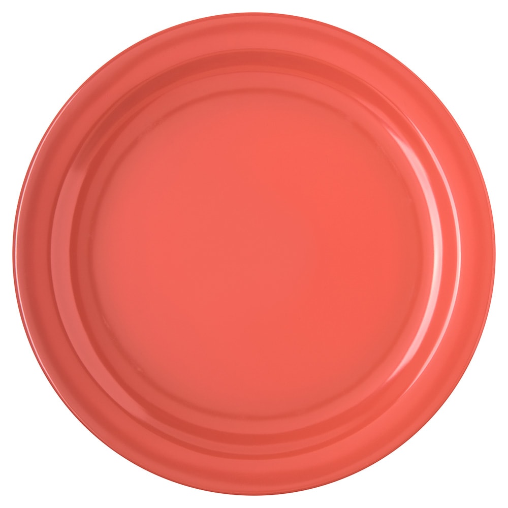 Carlisle 10 1/4" Round Melamine Dinner Plate, Sunset Orange (4350052)