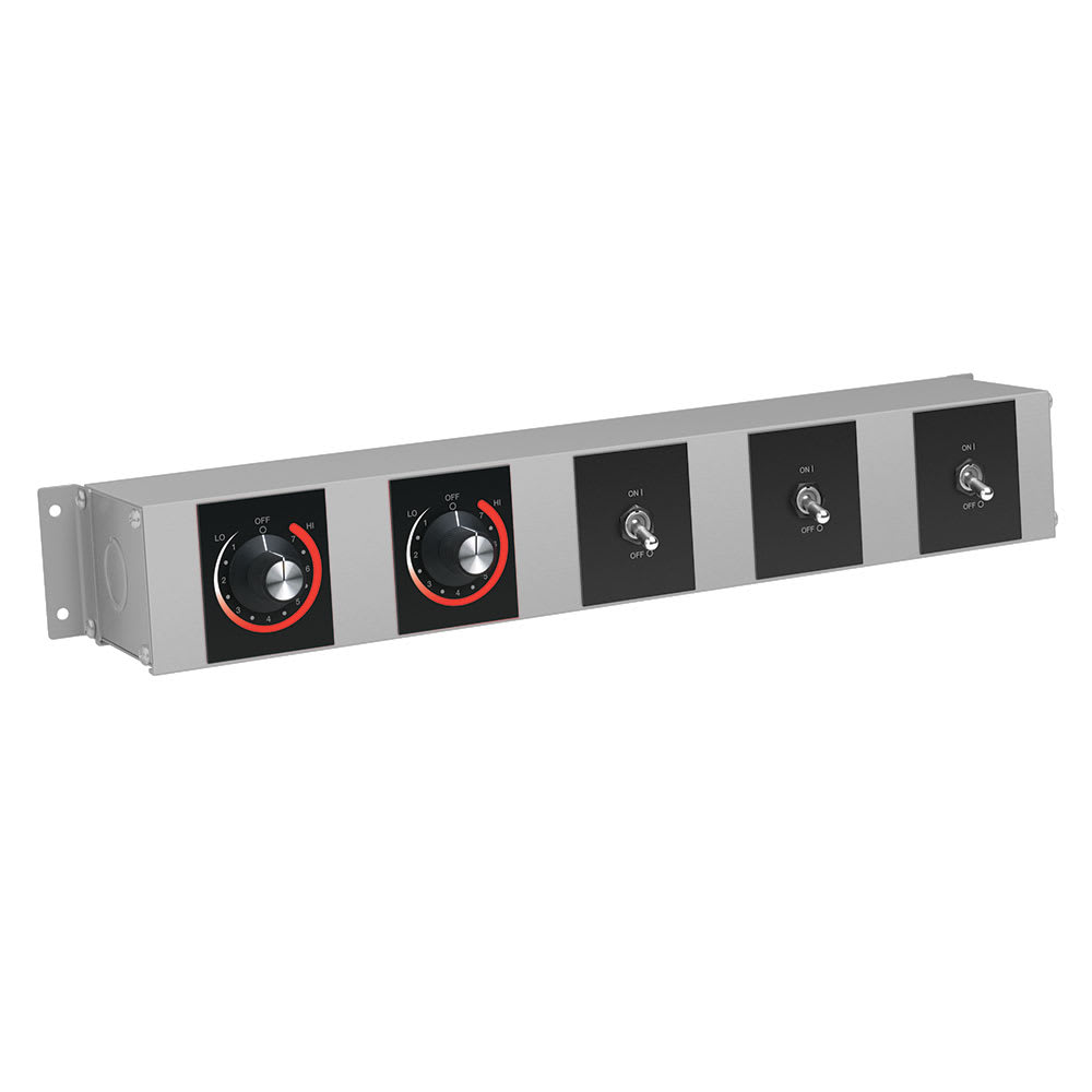 Hatco RMB-16E 16" Remote Control Box w/ 3 Toggles & 2 Infinite Switches ...