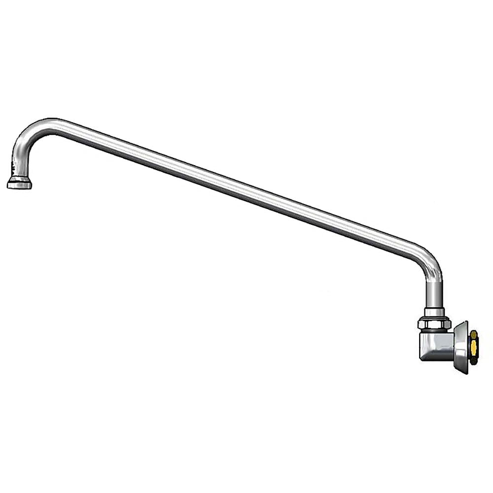 T&S B-0526-4 Swivel Gooseneck Spout, 10" Swing Nozzle, Wall Mounted ...
