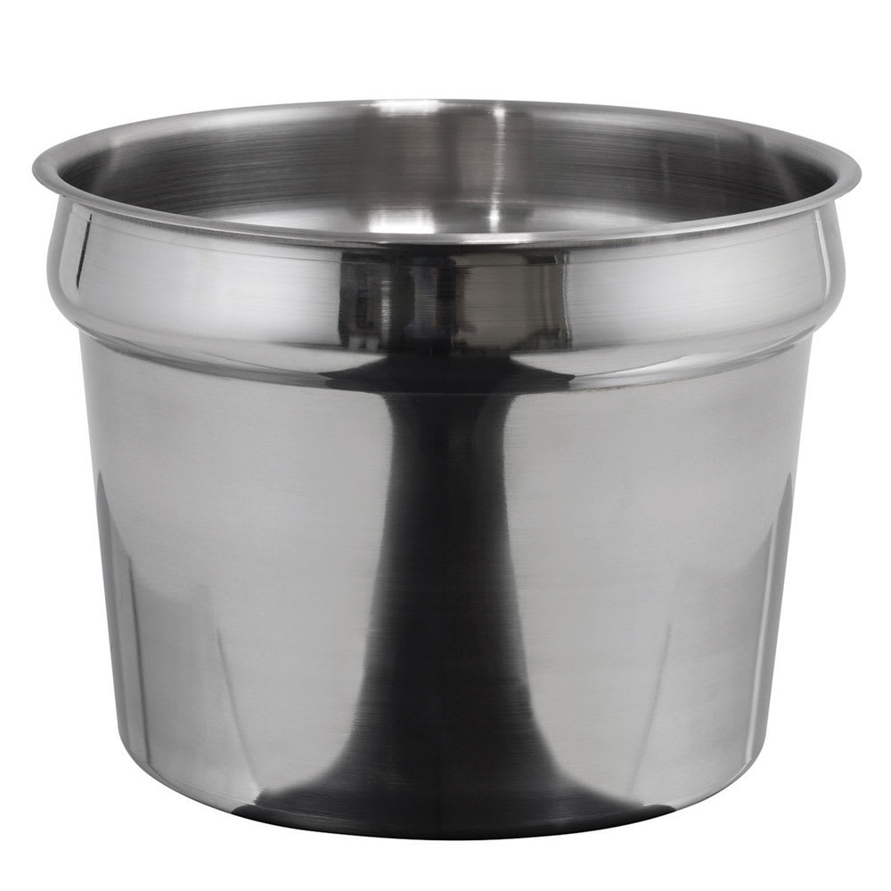 Winco INS-11.0M 11 qt Inset for 211 Soup Warmer, Stainless