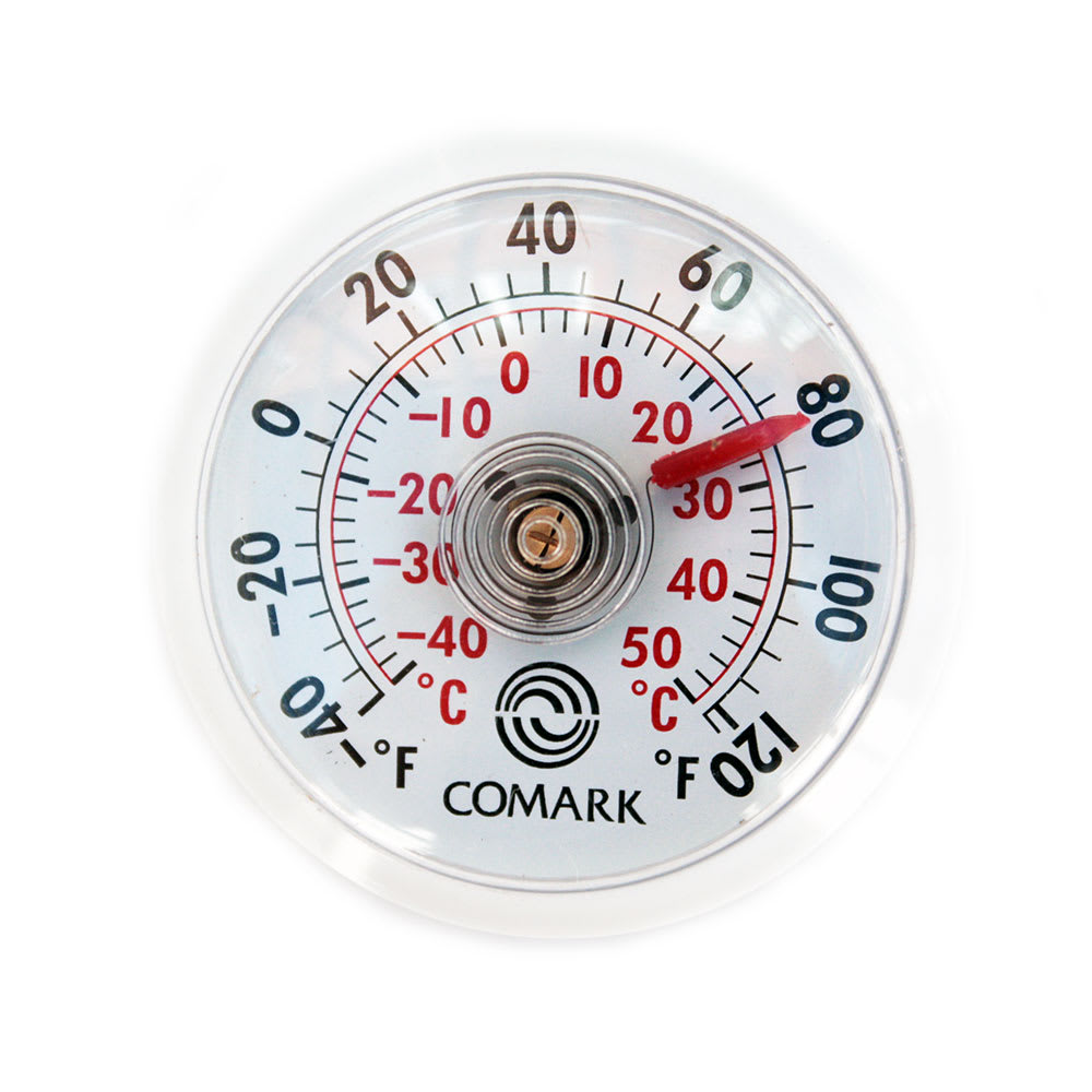 Comark UTL140 2" Dial Indoor Outdoor Thermometer w/ Adhesive or Magnet ...