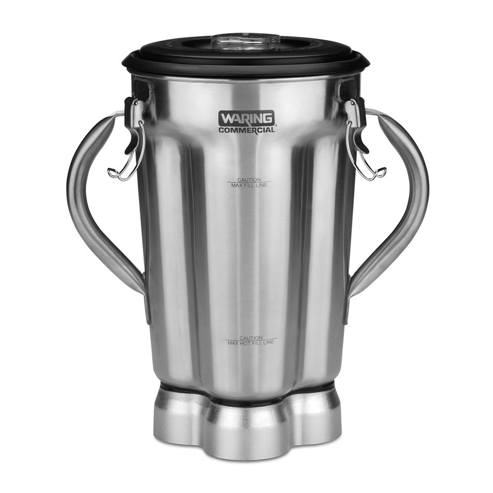 Waring CAC72 1 gal Stainless Blender Container for CB10B w/ 2 Handles ...