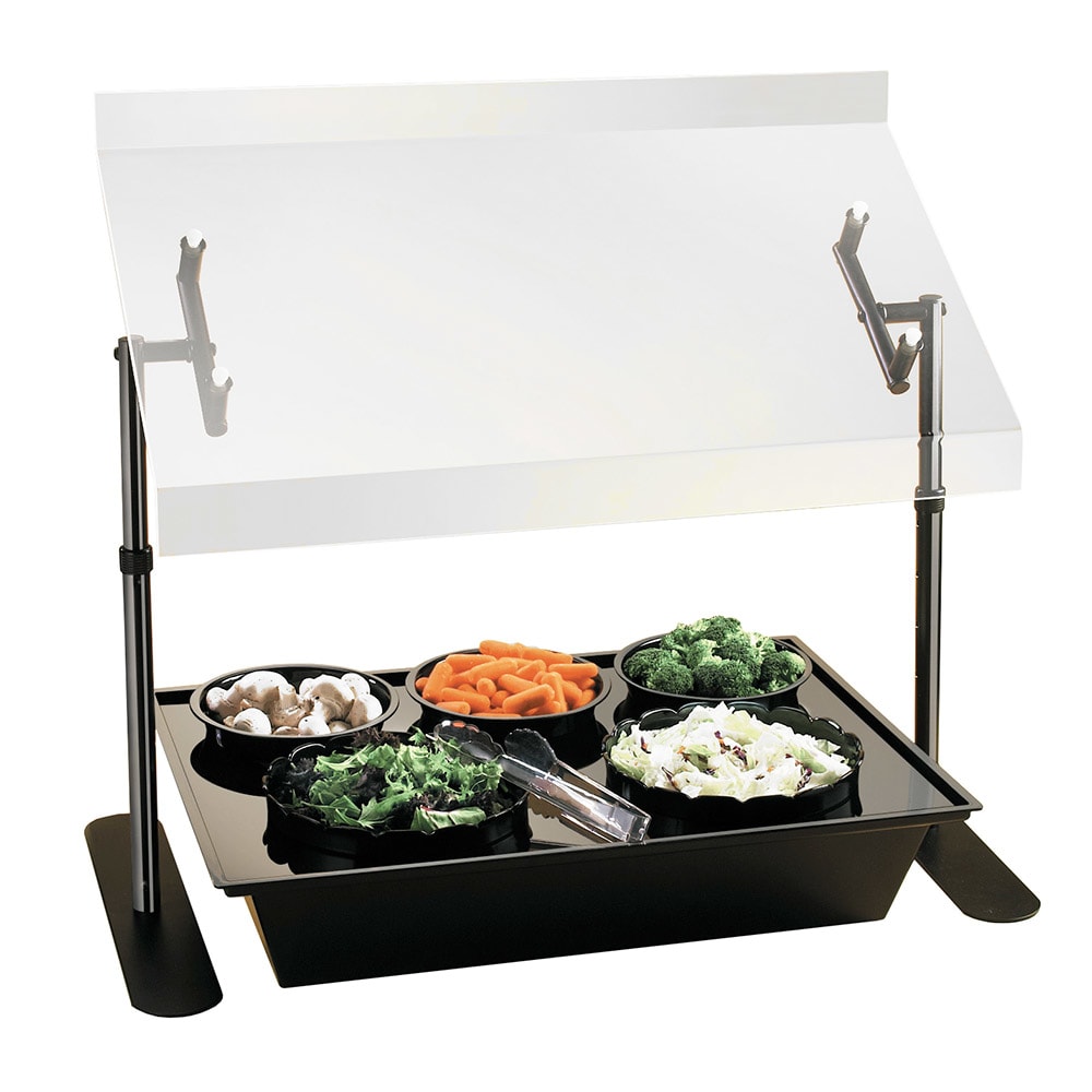 Cal-Mil 751-3 30" Portable Sneezeguard w/ Adjustable Shield Angle ...