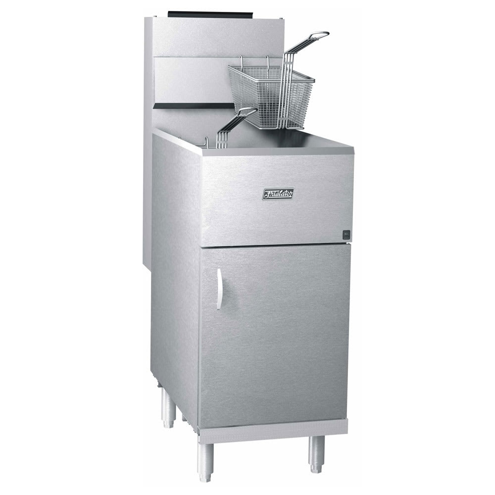 Pitco 40S Frialator Gas Fryer - (1) 45 lb Vat, Floor Model, Natural Gas