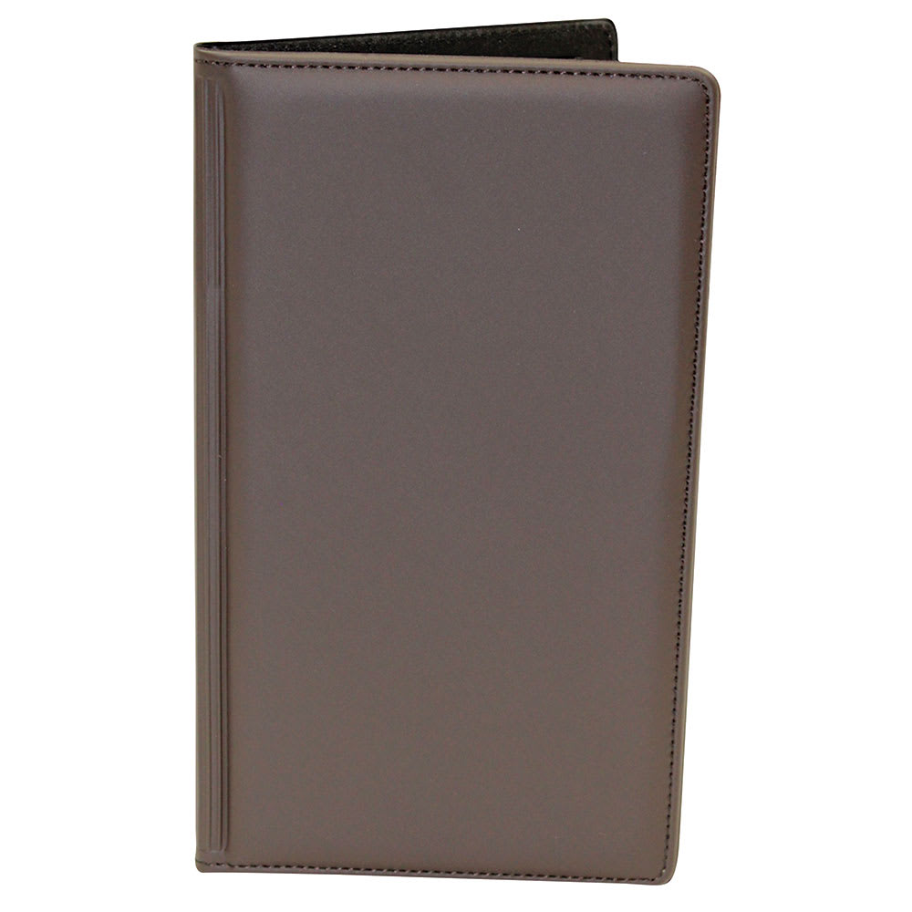 Tablecraft 59BR Check Presentation Holder, Brown w/ Gold Imprinted ...