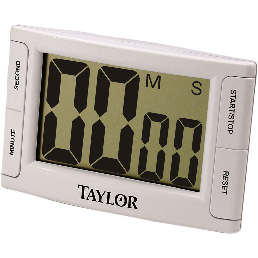 Taylor 5896 Digital Timer w/ 2 1/2 x 1 3/5" LCD & Memory Function ...