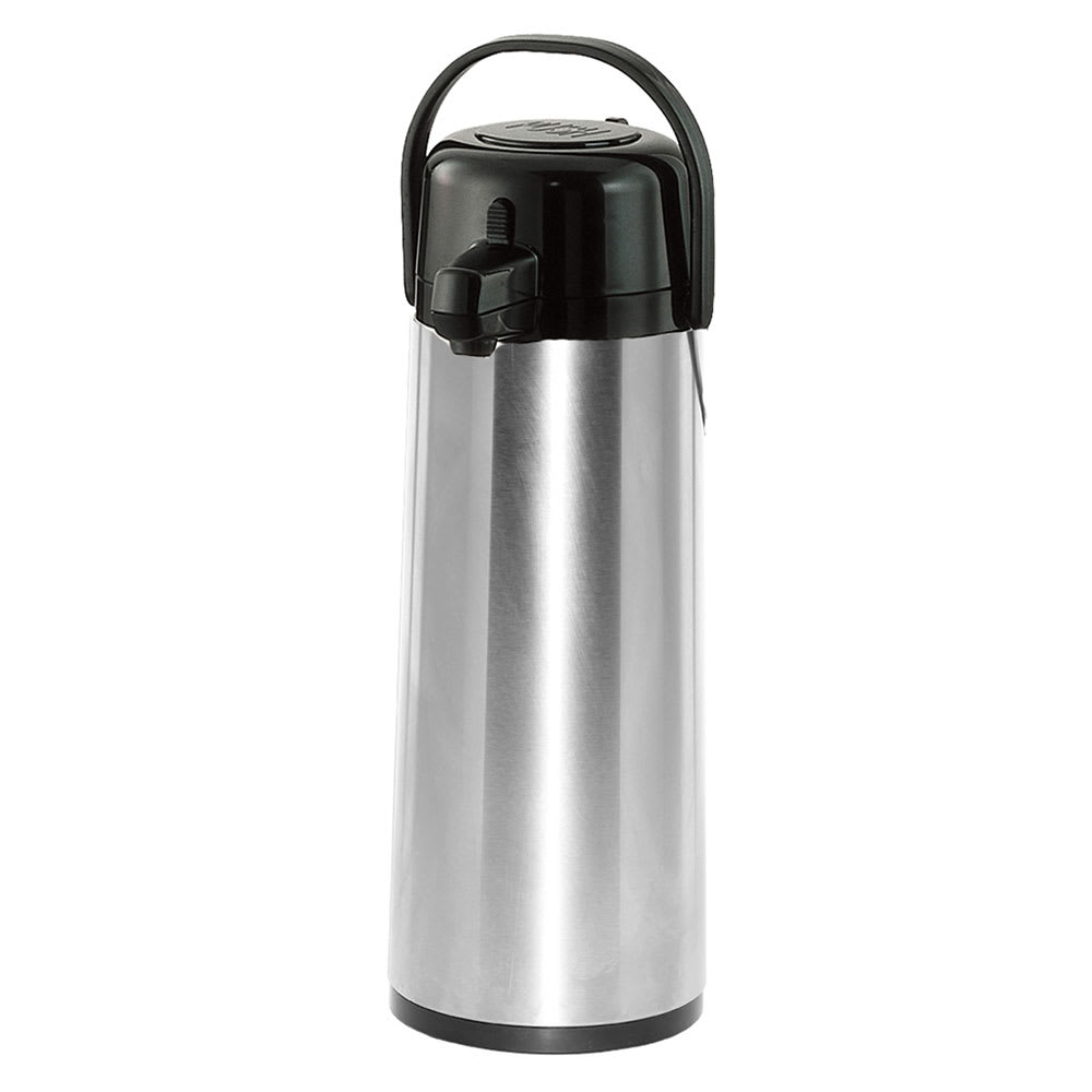 Service Ideas 3 Liter Push Button Airpot, Glass Liner (ECA30S)