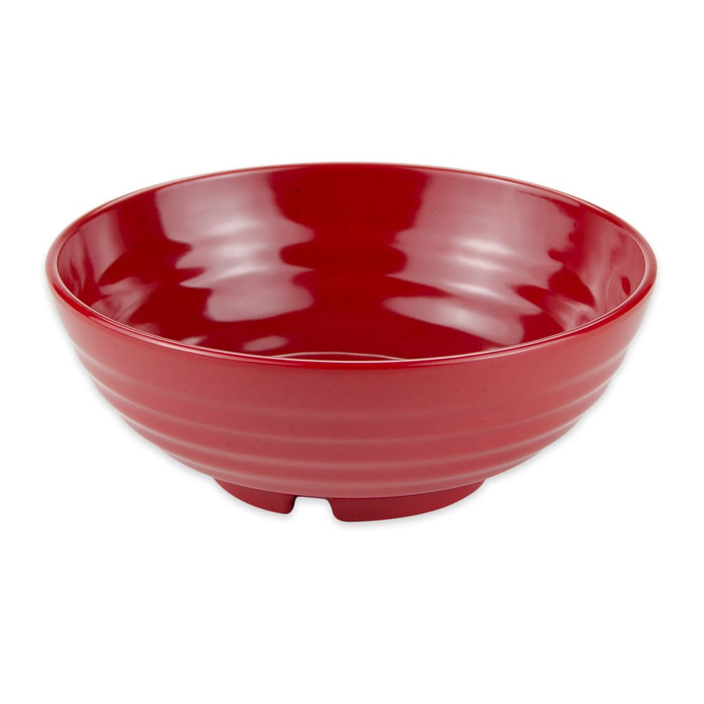 GET 1 1/10 qt Round Melamine Pasta Bowl, Red (B-787-RSP)
