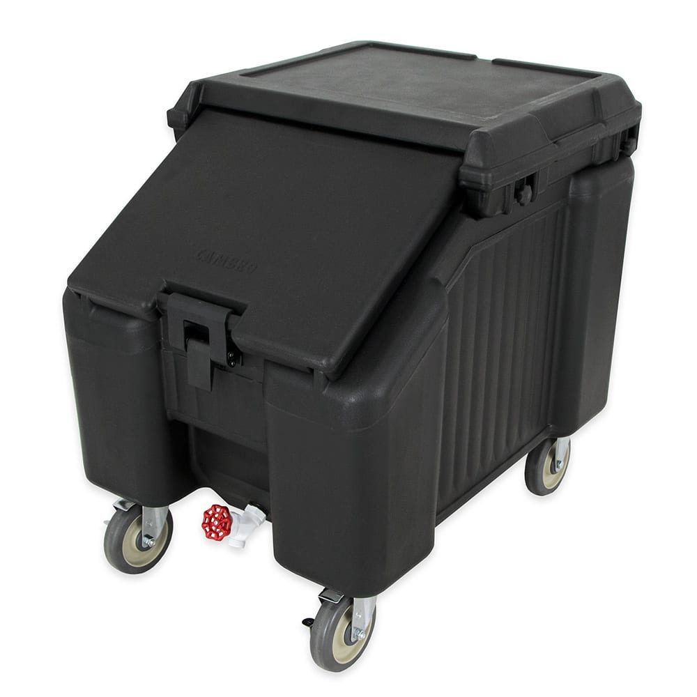 Cambro ICS100L110 100 lb SlidingLid™ Insulated Mobile Ice Caddy ...