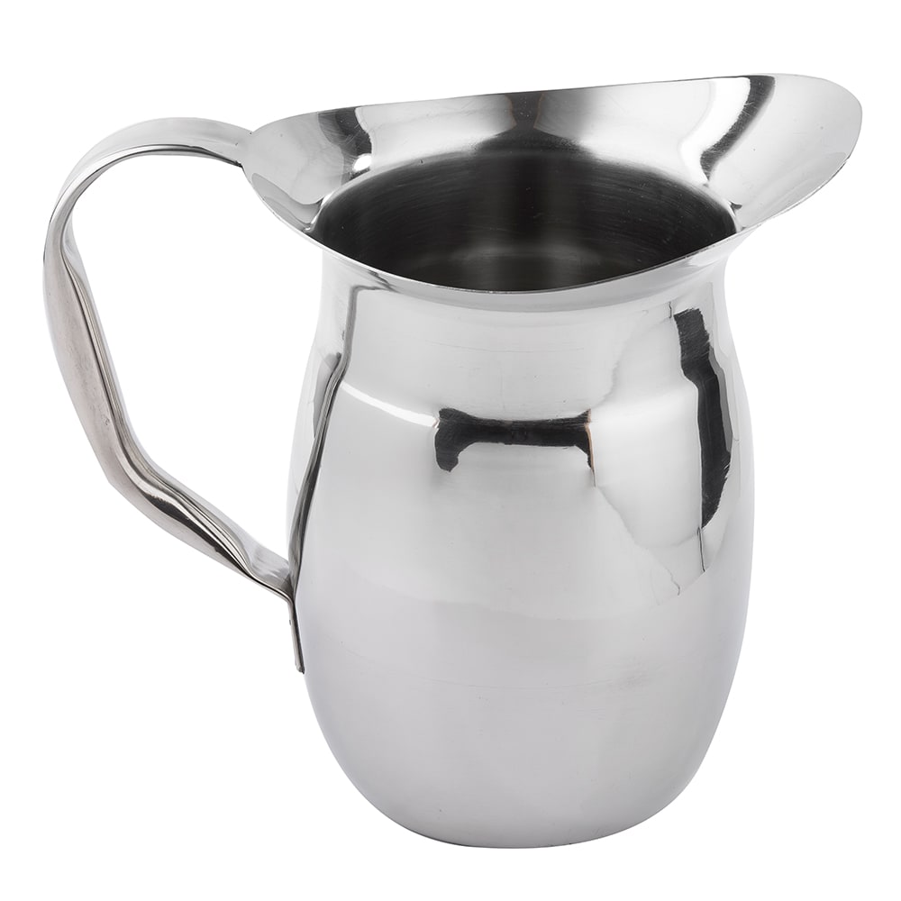 Tablecraft 202 64 oz Stainless Steel Pitcher w/ Mirror Finish