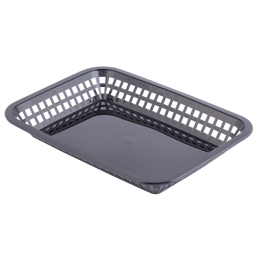 Tablecraft 1077BK Grande Platter Basket - 10 3/4 x 7 3/4 x 1 1/2 ...