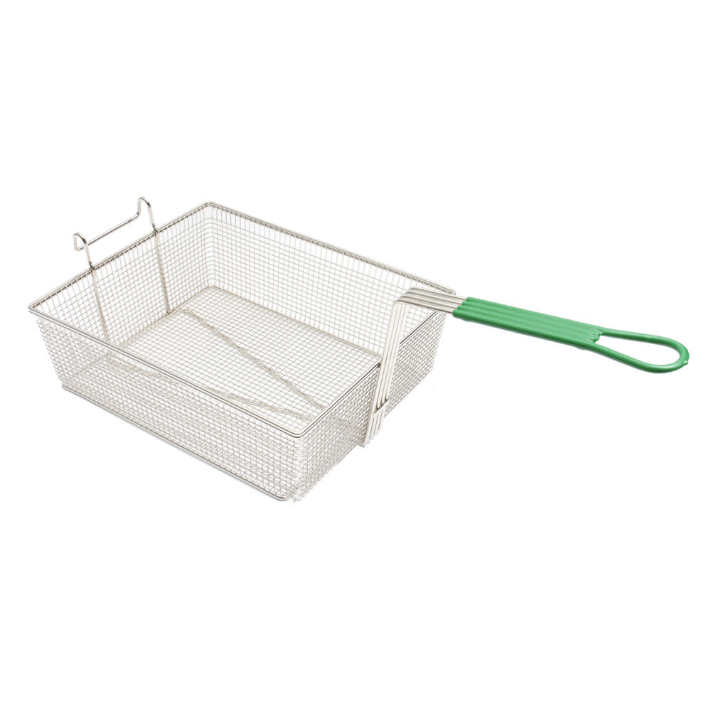 Frymaster 803-0015 Fryer Basket w/ Coated Handle & Front Hook, 14" x 11 ...