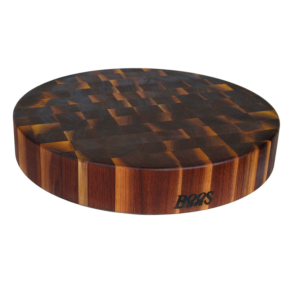 John Boos WAL-CCB183-R Walnut Chopping Block, Non-Reversible, End Grain ...