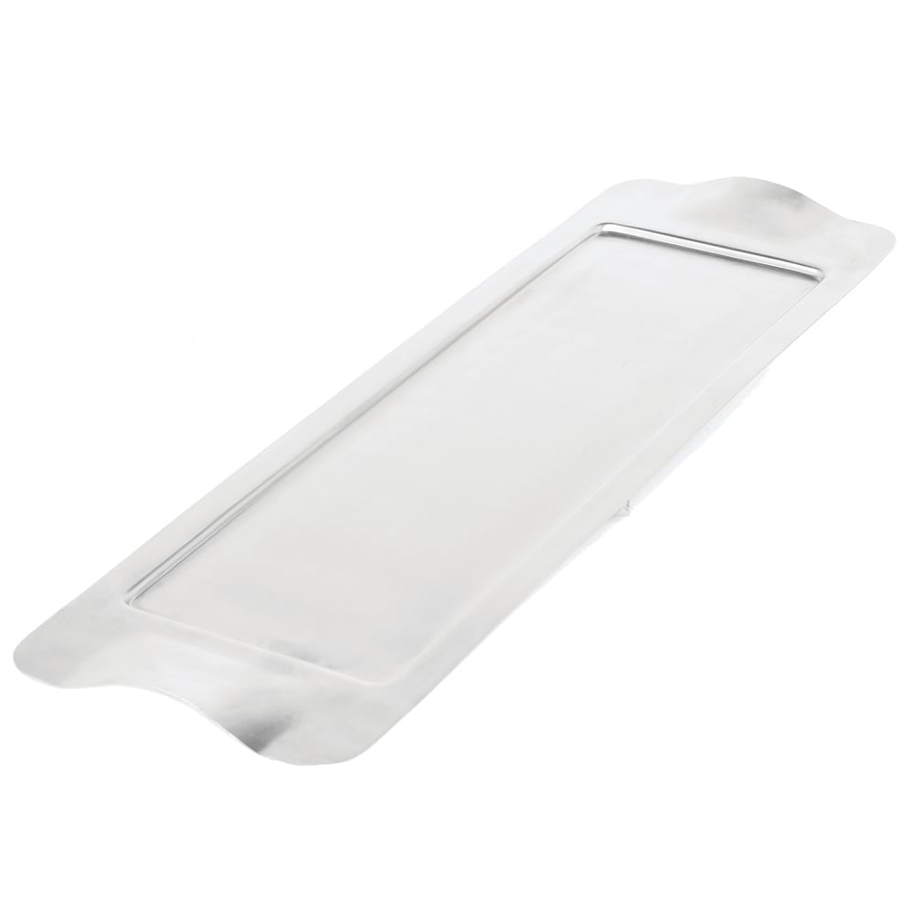 Service Ideas Rectangular Tray w/ Contoured Handles, 20 1/2" x 6 1/2 ...