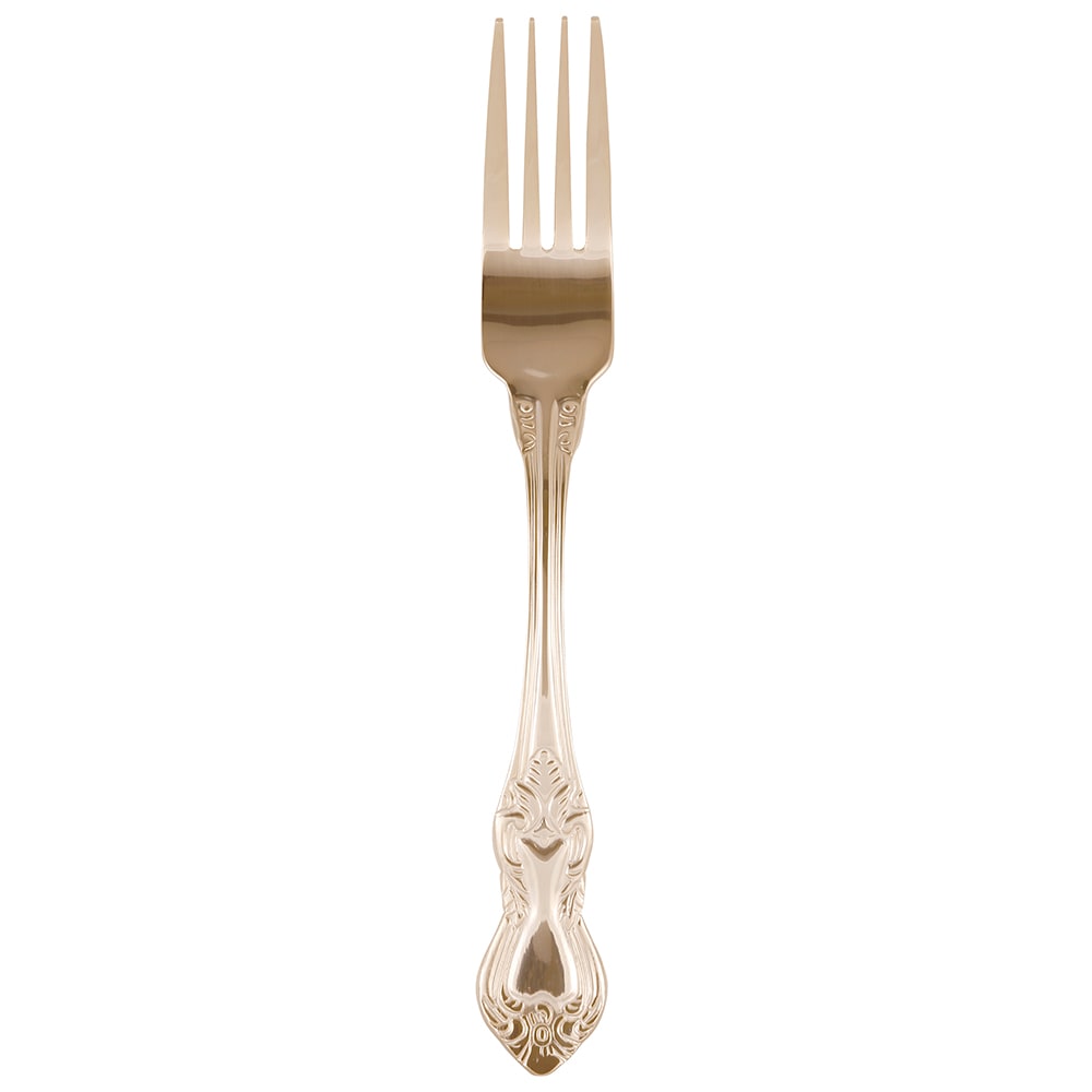 10 Strawberry Street 7 3/4" Dinner Fork - Gold Plated, Crown Royal ...