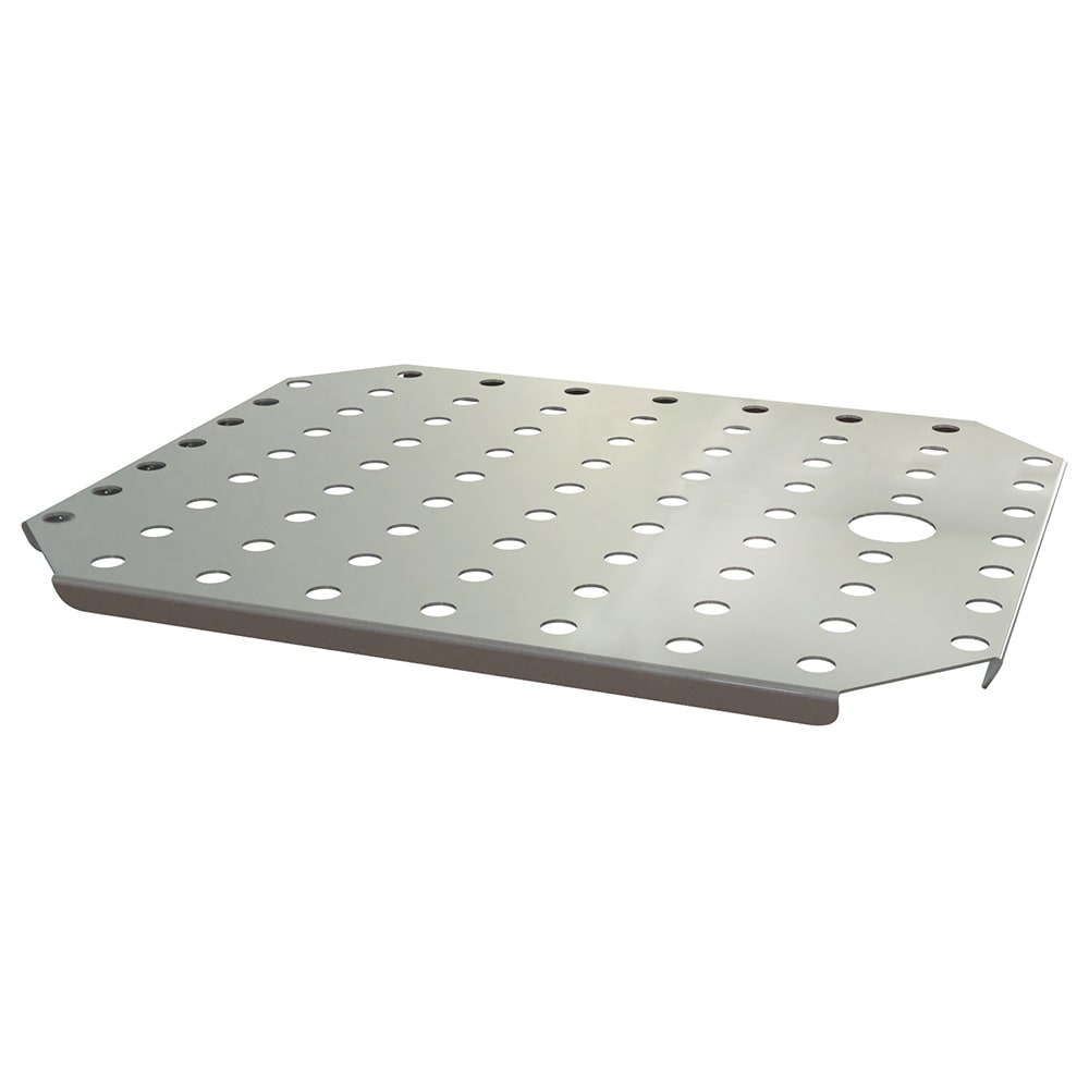 Cadco CDT-2 Half Size False Bottom for Steam Pans, Stainless