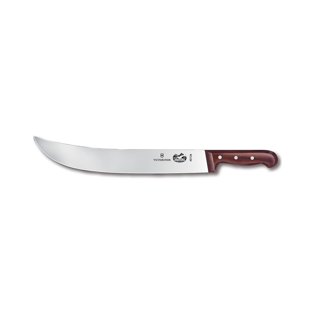 Victorinox 5.7300.36 Curved Cimeter Knife w/ 14" Blade, Wood Handle