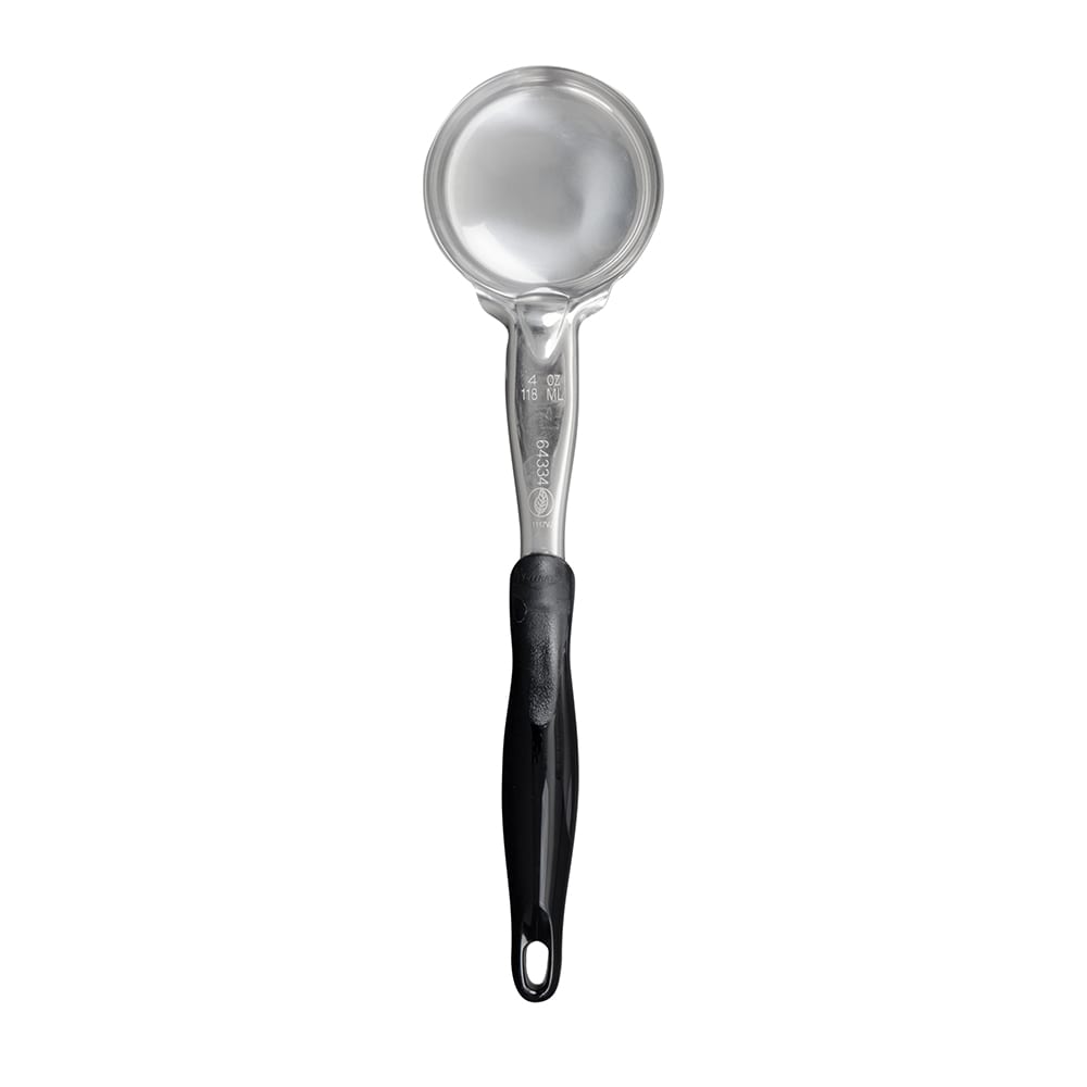 Vollrath 6433420 4 oz Round Solid Spoodle - Black Nylon Handle, Heavy ...