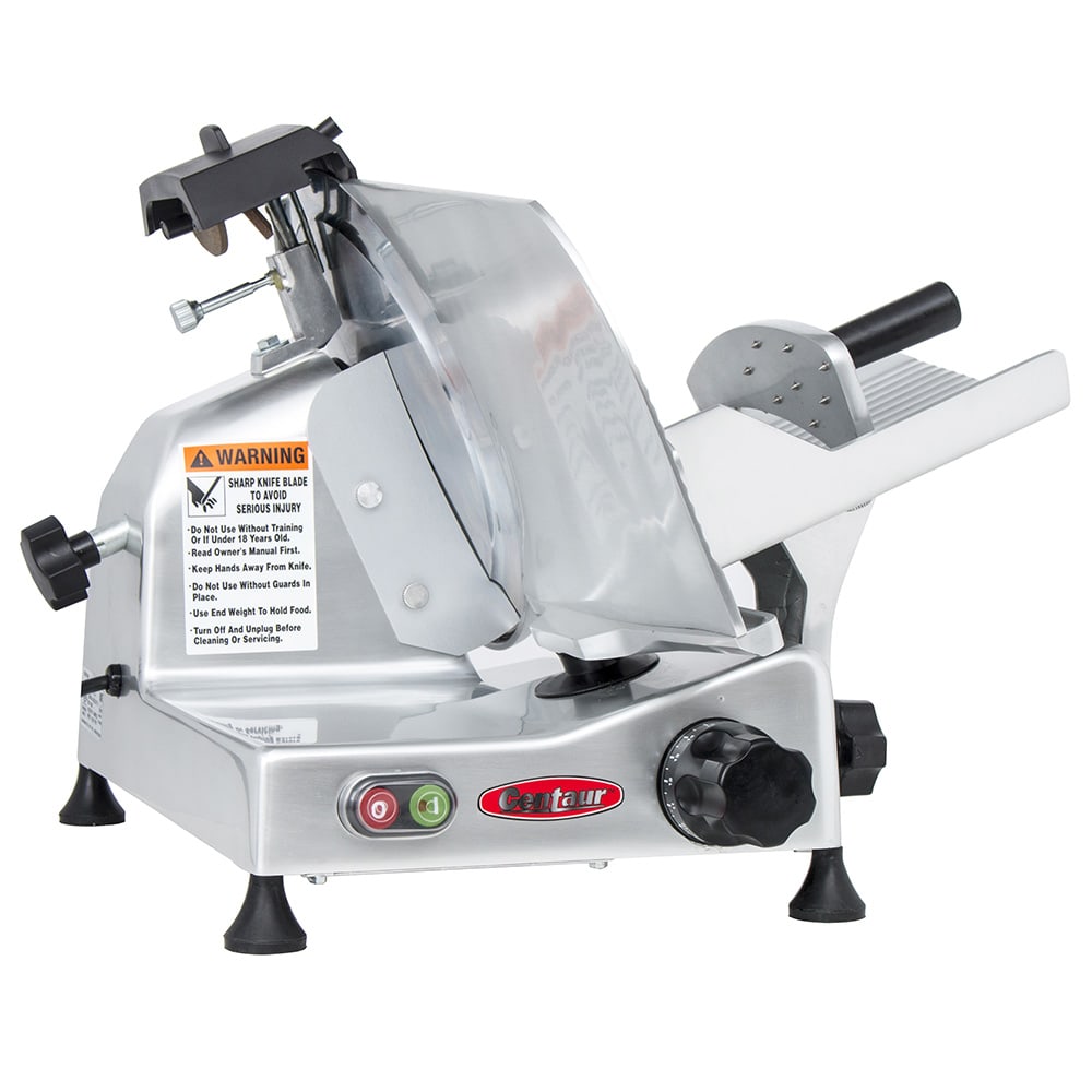Centaur 212-1 Manual Food Slicer w/ 12" Knife & Top Mount Sharpener, 115v