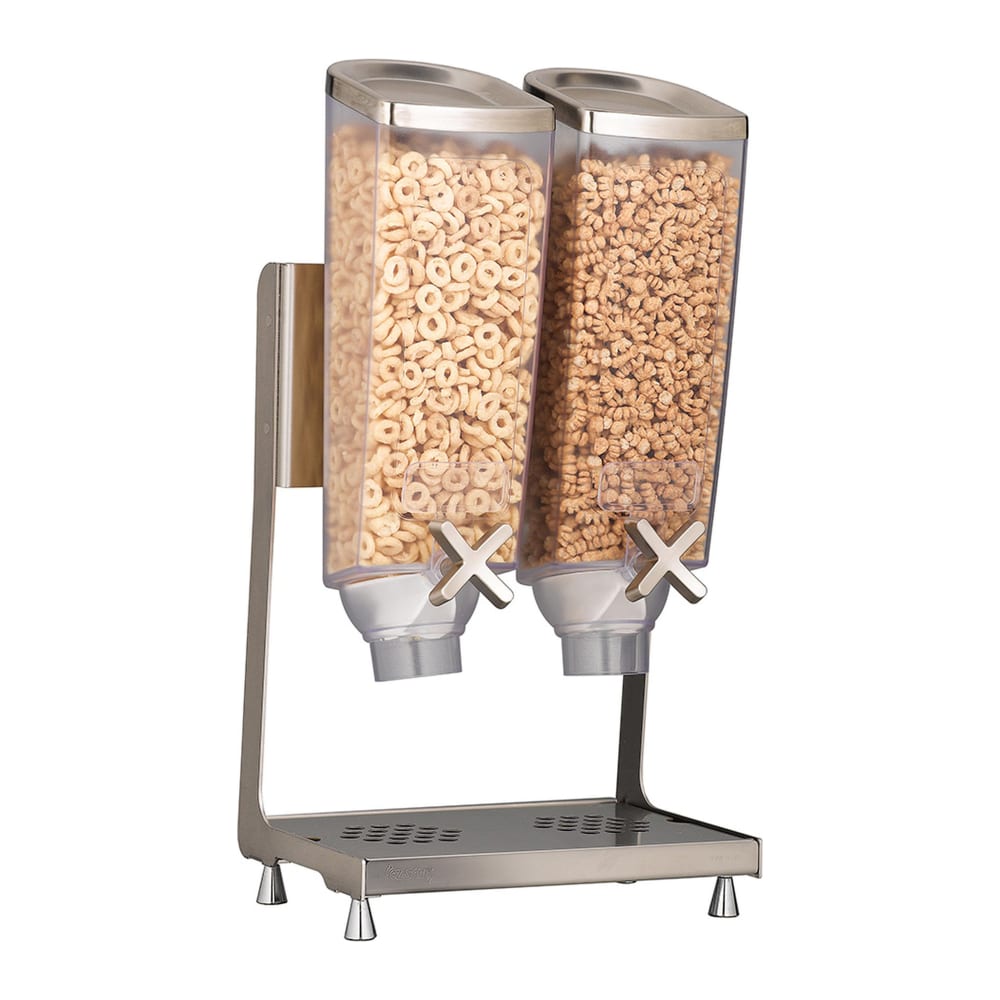 Rosseto EZP2746 Countertop Dry Food Dispenser, (2) 1 gal Hoppers