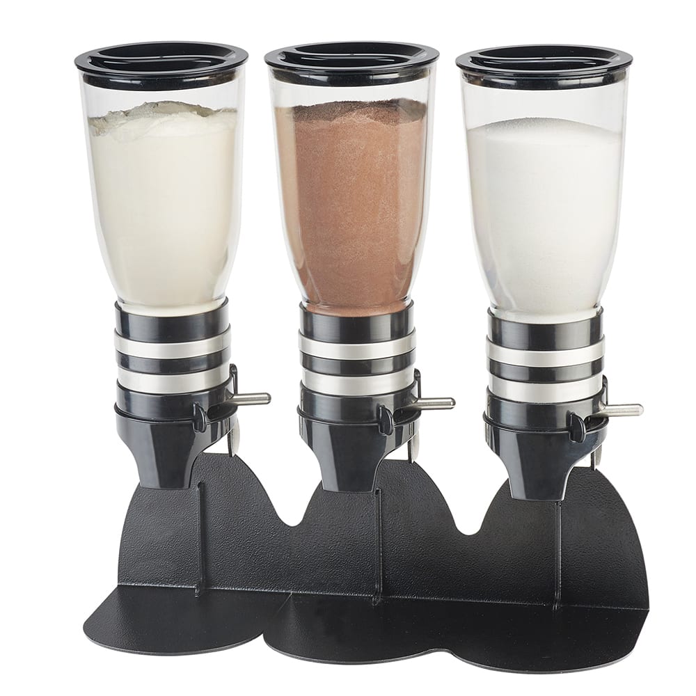 Cal-Mil 3527-3-13 Countertop Sugar & Creamer Dispenser, (3) 1 liter Hoppers