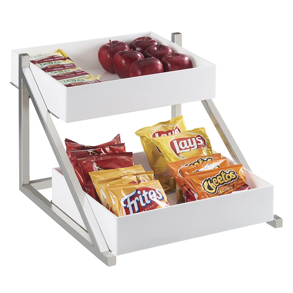 Cal-Mil 3448-55 2 Level Tiered Merchandiser - 15 1/2"L x 20 3/4"W x 12 ...