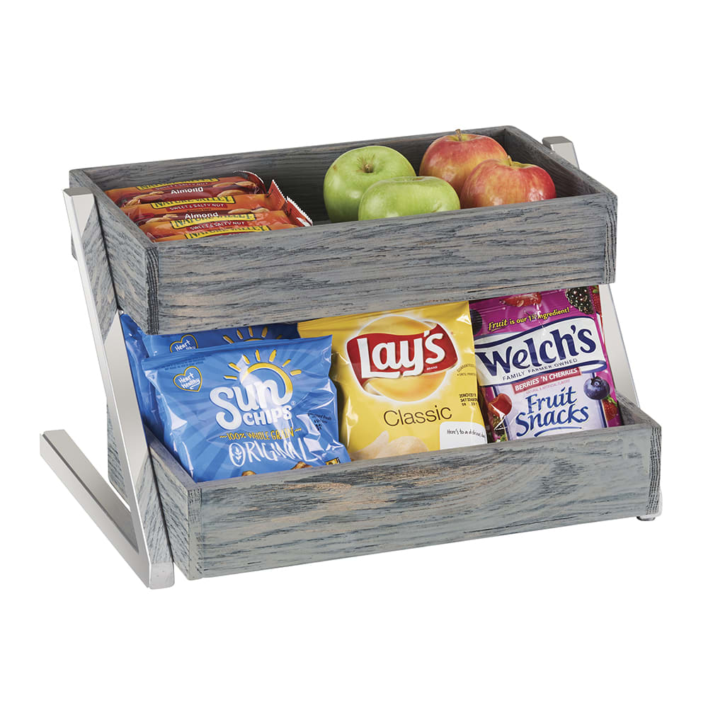 Cal-Mil 3449-2-83 2 Level Tiered Merchandiser - 16"L x 20"W x 9 1/2"H ...