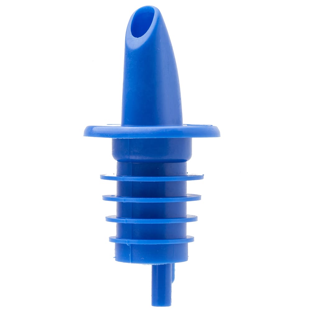Tablecraft 35BL Plastic Free Flow Pourer, Economy, Blue