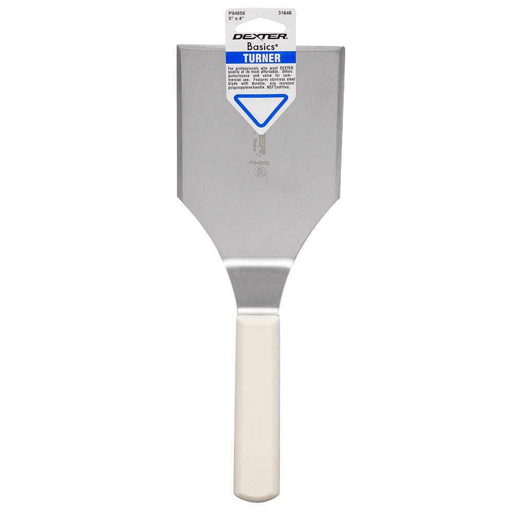 Dexter Russell P94858 5"x4" Hamburger Turner w/ Polypropylene Handle ...