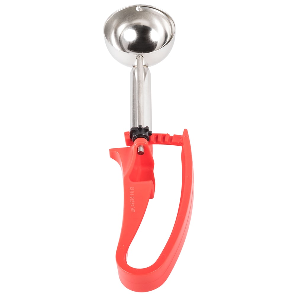 Vollrath 47376 Red #24 Disher - 1.52 oz