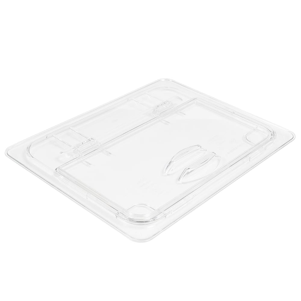 Cambro 20CWL135 FlipLid Food Pan Cover - Half Size, Hinged, Clear