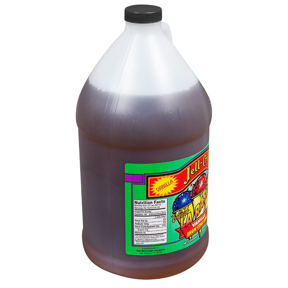 Jell-Craft 1 gal Vanilla Snow Cone Syrup (10118)