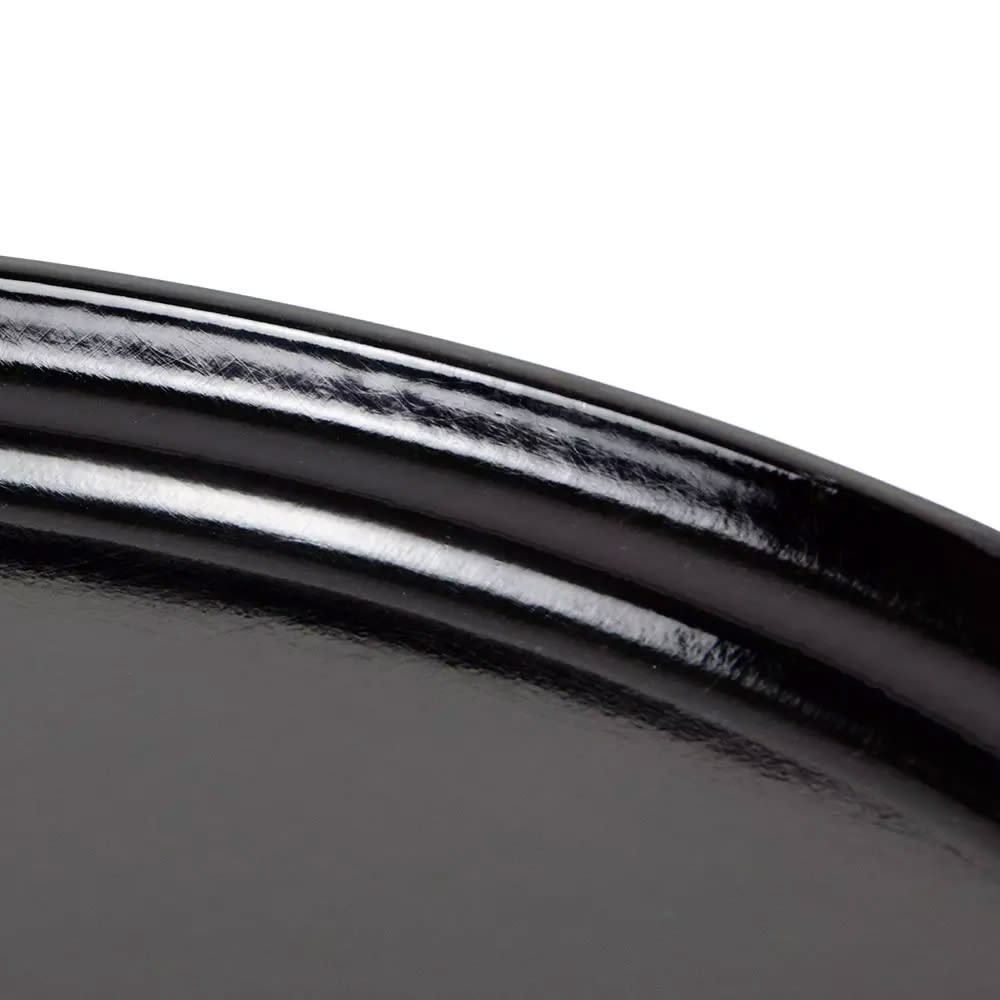 Cambro 2500110 Oval Serving Camtray - 19 1/4x24", Fiberglass, Black