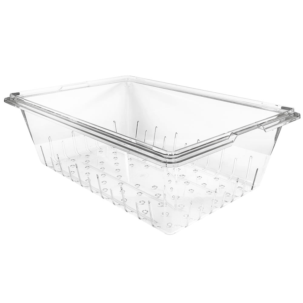 Cambro 18268CLRCW135 Camwear Colander - Full Size, 8"D, Clear