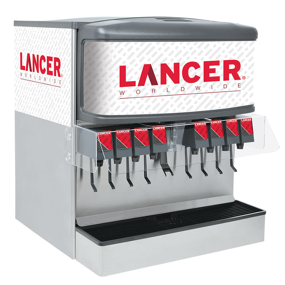 Lancer 30"W Valve Guard for IBD 4500 Series Dispensers - Plastic, Clear ...