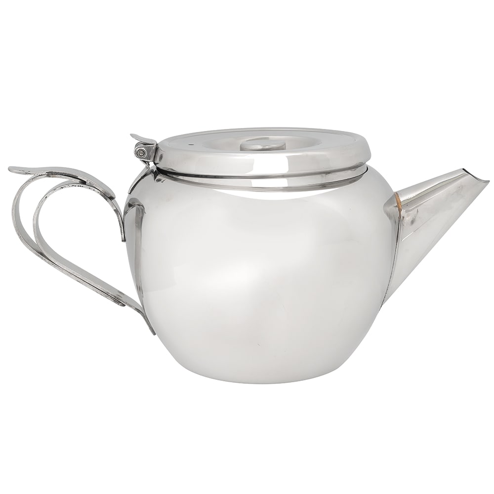Browne Stackable Teapot, 48 oz, 18/8 Stainless Steel, Stackable (515154)