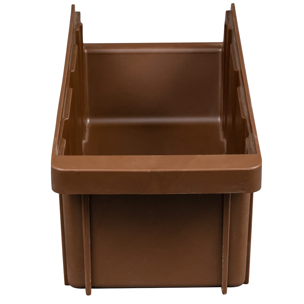 Cambro 5412CBP131 Condiment Bin - Dark Brown