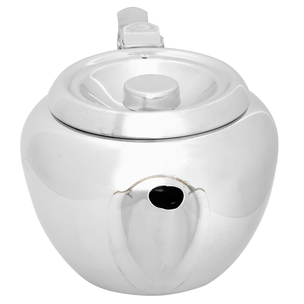 Browne Stackable Teapot, 18/8 Stainless Steel, 20 oz, Stackable (515151)