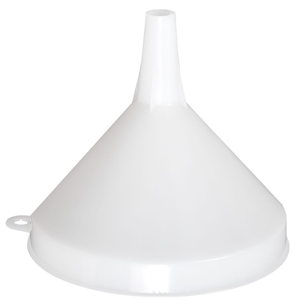 Winco PF-16 16 oz Funnel - Plastic, White