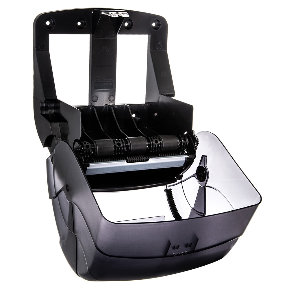 San Jamar T850TBK Wall Mount Roll Paper Towel Dispenser - Plastic ...